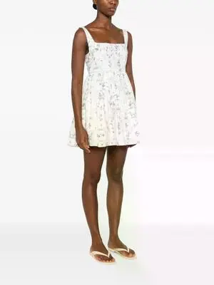 Agua Bendita Barbara Printed Mini Dress