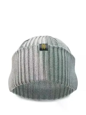 Comme Des Garçons Ribbed-knit Beanie Hat - Grey
