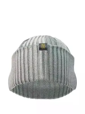 Comme Des Garçons Ribbed-knit Beanie - Grey