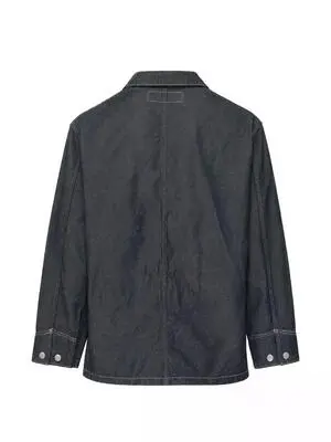 Comme Des Garçons Contrast-stitch Patch-pocket Jacket