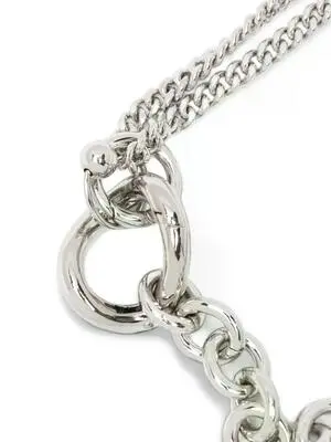 JUSTINE CLENQUET Aya Chain-link Necklace - Silver