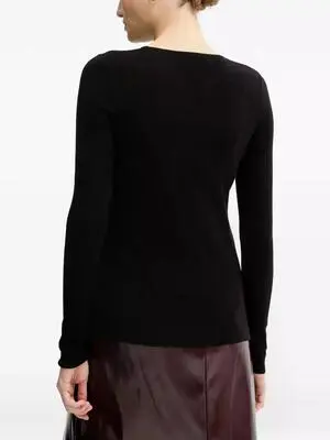 MOS MOSH Fine-knit Long-sleeve Sweater