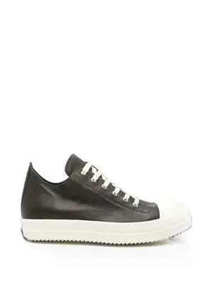 Rick Owens Low-top Leather Sneakers