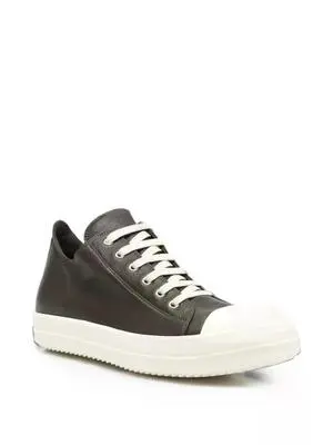Rick Owens Low-top Leather Sneakers