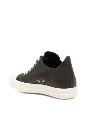 Rick Owens Low-top Leather Sneakers - Brown