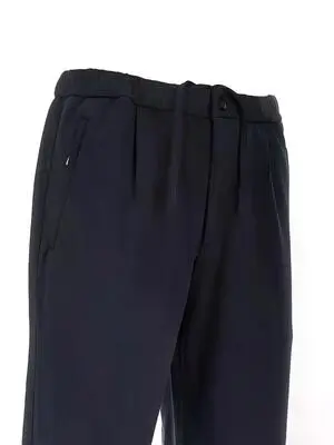 Emporio Armani Drawstring-waist Pleated Trousers