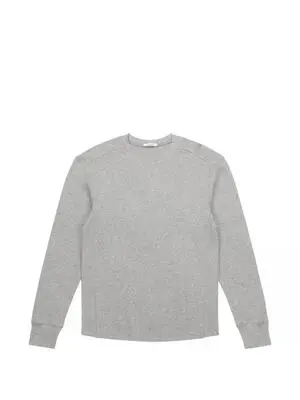 ENTIRE STUDIOS Waffle-knit Long-sleeve T-shirt - Grey