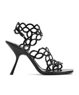 SERGIO ROSSI Sr Mermaid" 100mm Leather Sandals
