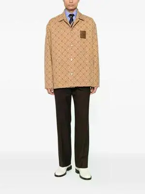 Casablanca Monogram-print Logo-patch Jacket