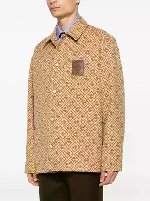 Casablanca Monogram-print Logo-patch Jacket