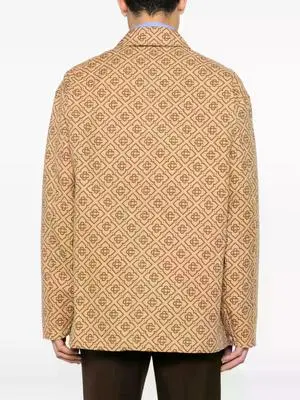 Casablanca Monogram-print Logo-patch Jacket
