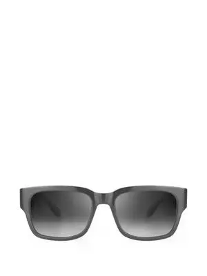 BUGATTI Tortoise-effect Rectangle-frame Sunglasses - Grey