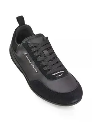Emporio Armani Logo-print Panelled Sneakers