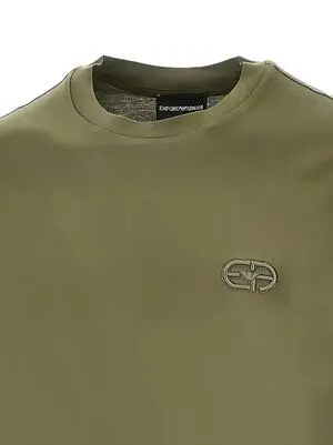 Emporio Armani Logo-patch T-shirt - Green