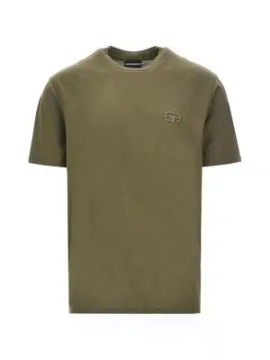 Emporio Armani Logo-patch T-shirt - Green