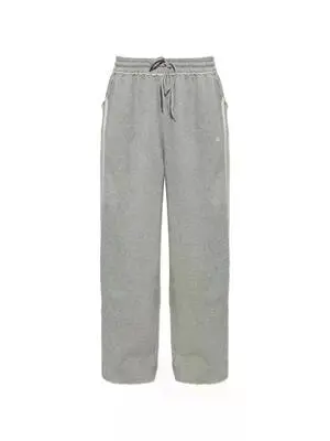 Adidas Logo-embroidered Wide-leg Track Pants