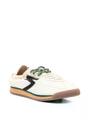 PURAAI Zigzag Patch Elasticated Collar Sneakers