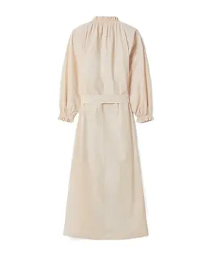 La DoubleJ Embroidered Ruffle-trimmed Dress