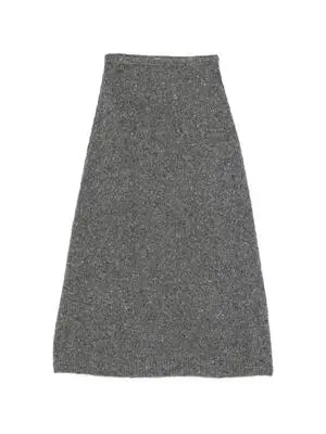 Bruno Manetti Flecked A-line Midi Skirt