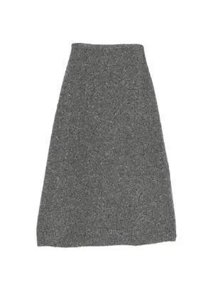 Bruno Manetti Flecked A-line Midi Skirt