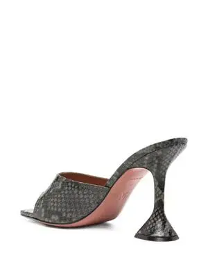 Amina Muaddi Lupita Snake-effect Mules