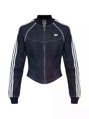 Adidas Superstar Corset Side-stripe Denim Jacket