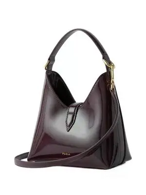 Furla Mini Bag With Patent Finish And Gold-tone Hardware - Purple