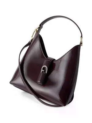 Furla Mini Bag With Patent Finish And Gold-tone Hardware - Purple