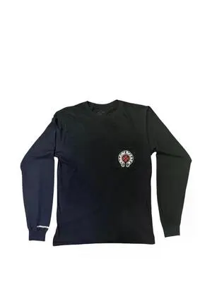 Chrome Hearts Staff Logo-print Long-sleeve T-shirt - Black