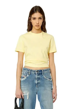 DIESEL® Logo-print Short-sleeve T-shirt - Nude