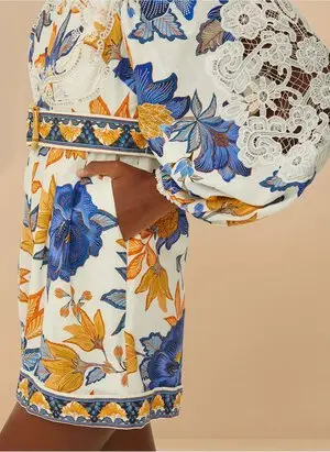 Farm Rio Summer Flowers Printed Jumpsuit