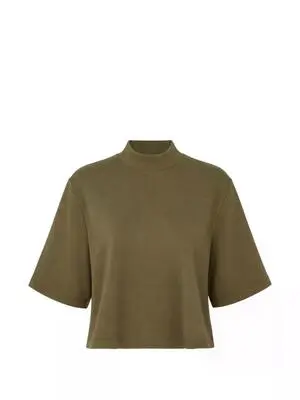 CLUB21 COLLECTION Irene Mock-neck Top - Green
