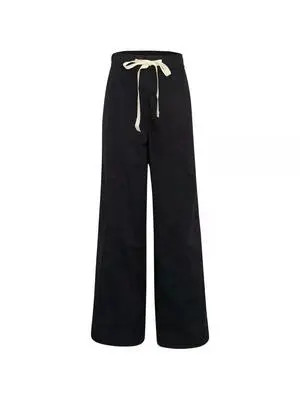 LEE MATHEWS Poplin Wide-leg Palazzo Pants