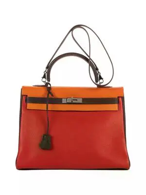 Hermès 32 Kelly Ii Retourne Handbag - Red