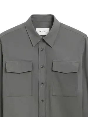 AMI Paris Flap-pocket Wool Shirt
