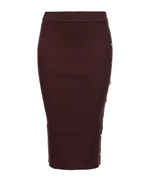 Pinko Rib Knitted Skirt