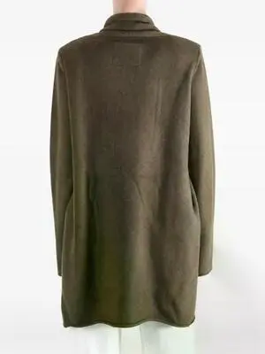 Frenckenberger Shawl-collar Open-front Cardigan