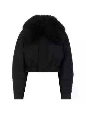 Dsquared2 Faux-fur Collar Padded Jacket - Black