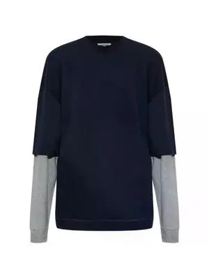 DARKPARK Troy Layered-sleeve T-shirt - Blue