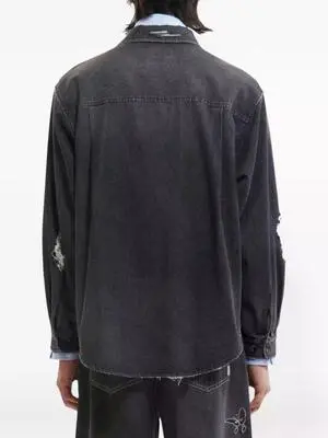 PERKS AND MINI Moments In Love Distressed Overshirt