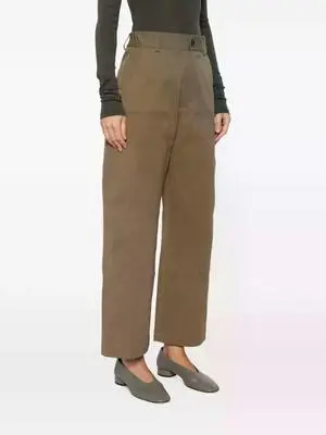 NICHOLSON & NICHOLSON Patch-pocket Tapered Trousers
