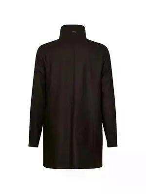 Herno Faux-fur Trim High-neck Coat