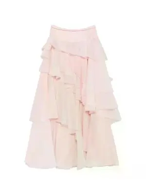 Aje Villa Ruffled Maxi Skirt - Pink