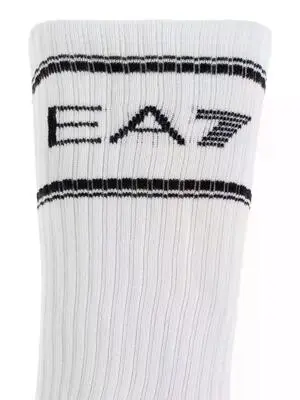 EA7 Dynamic Athlete Logo-print Three-pack Socks