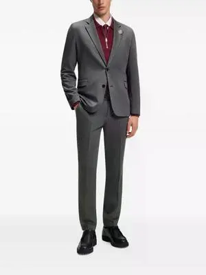 Hugo Melange Stretch Wool Extra-slim Fit Dress Trousers