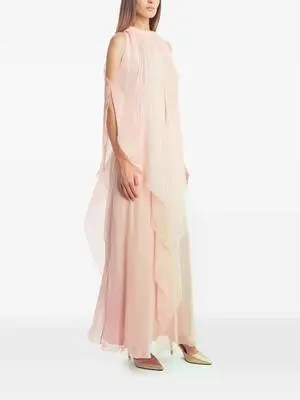 IRINA SCHROTTER Farah Pleated Maxi Dress