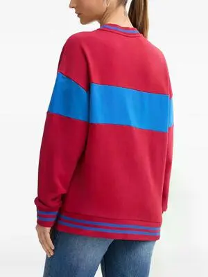BENETTON Color-block Crewneck Sweatshirt
