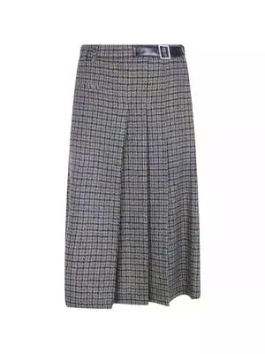 Seventy Check Pleated Skirt