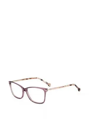 Carolina Herrera Square-frame Glasses - Purple