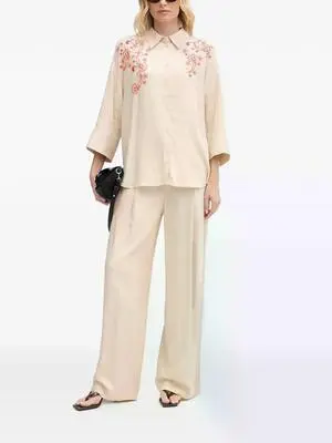MOS MOSH Audri Paisley-embroidered Shirt